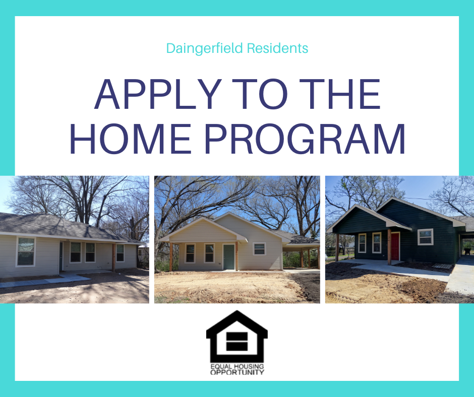 Home Program | City of Daingerfield